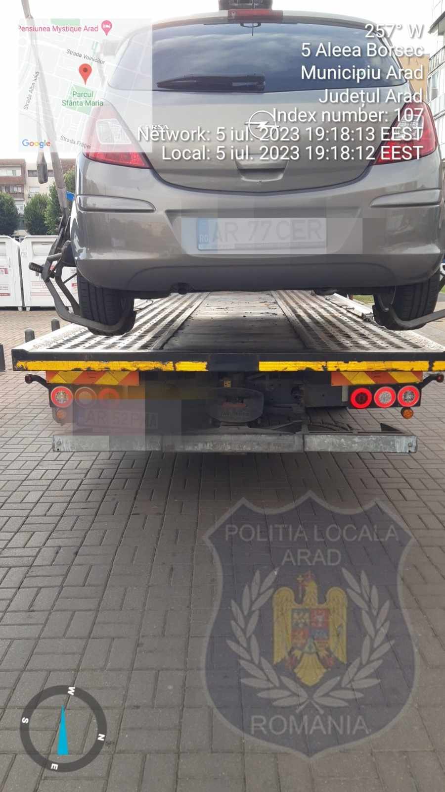 Sute de mașini au fost ridicate pentru staționare în loc nepermis sau ...