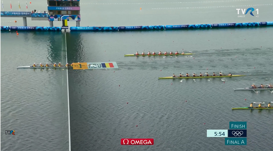 Aur olimpic pentru barca de 8+1 a României! Cinci medalii în total la ...