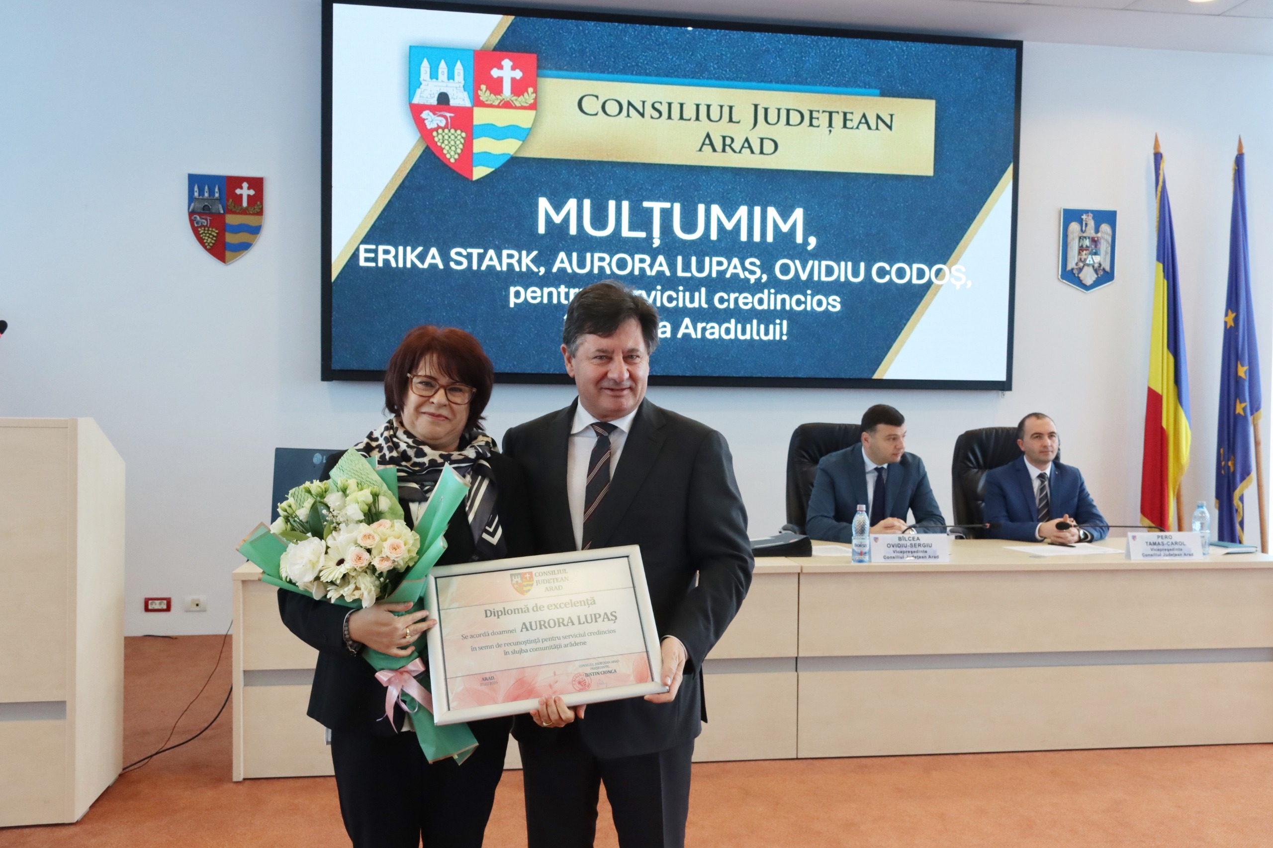 Diplome de Excelență din partea Consiliului Județean pentru Erika Stark ...